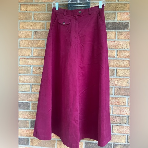 Merona | Skirts | Vintage Style Midi Skirt | Poshmark